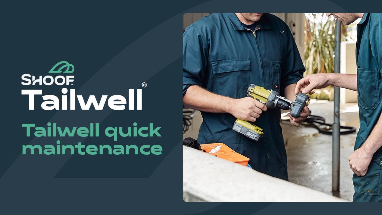 Tailwell power tail trimmer - Quick maintenance during trimming - YouTube