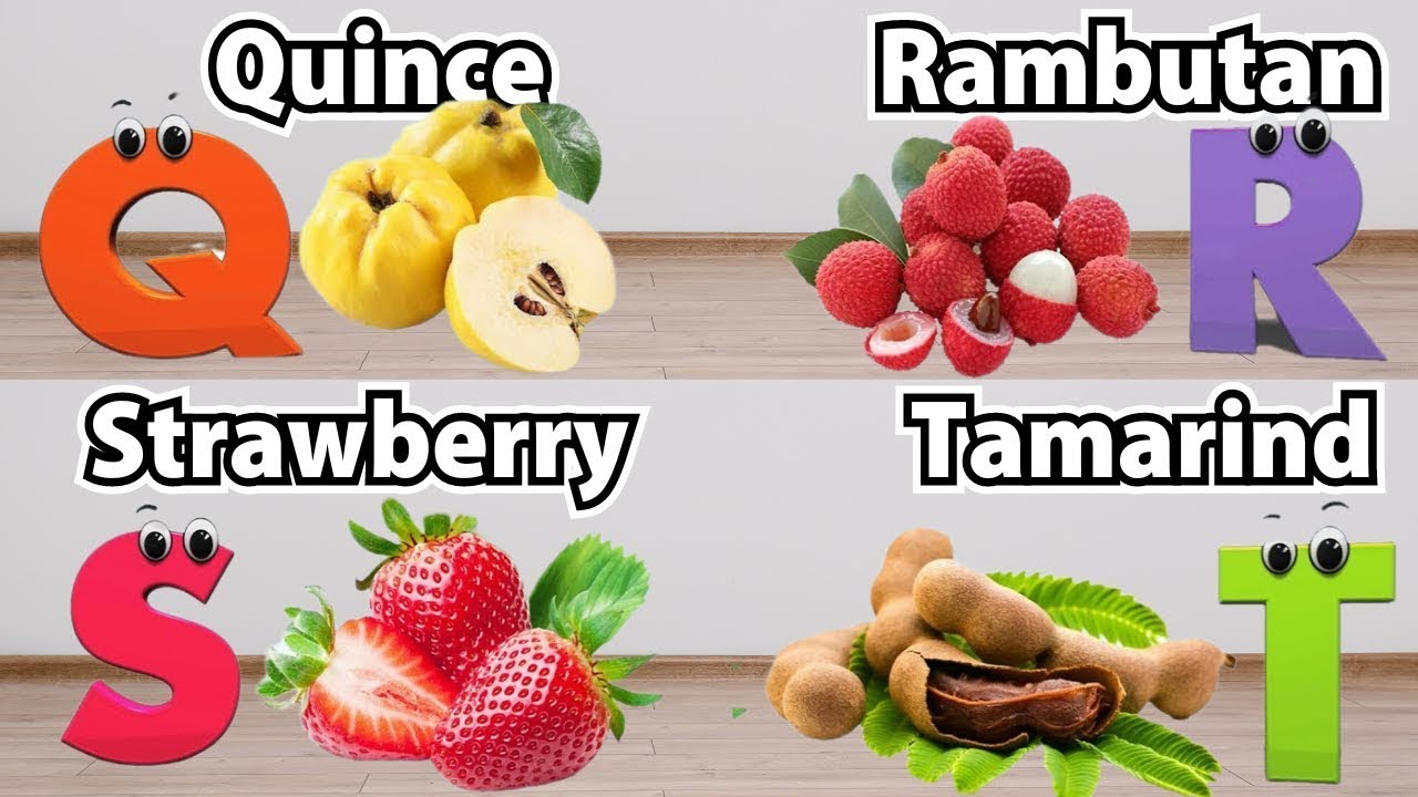 Fruits Alphabet song for Children | Fruit ABC Song | Phonics for Kids ...