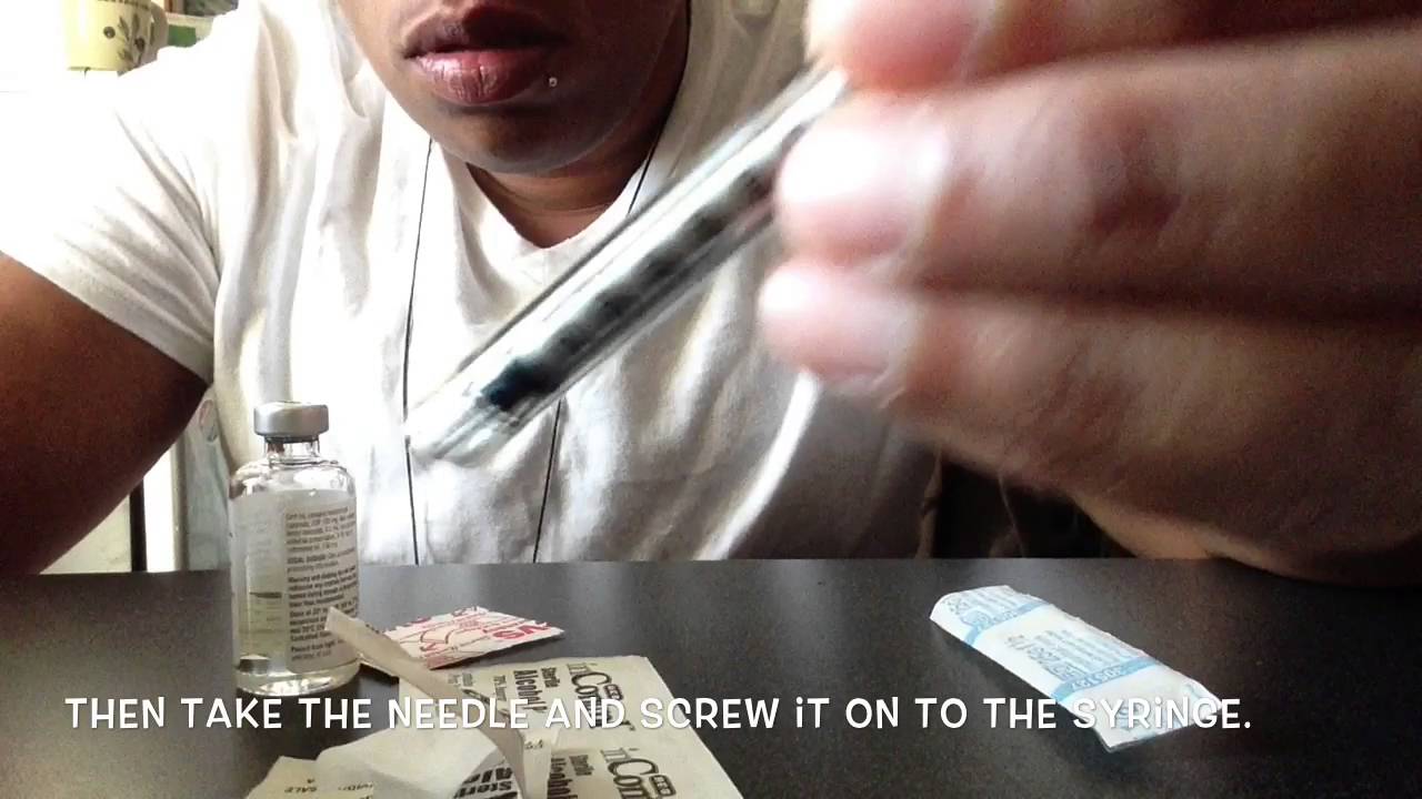 HOW TO: Inject Your Intramuscular Testosterone Shot In Your Thigh - YouTube