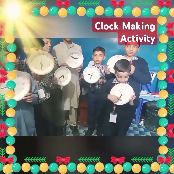 Clock making Activity - YouTube