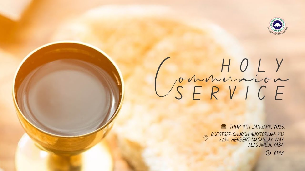 HOLY COMMUNION SERVICE | THURSDAY JANUARY 09, 2024 - YouTube