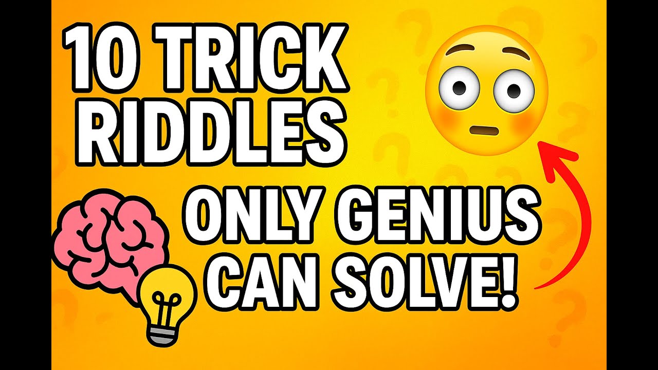 10 Common Sense Riddles That Will Trick Your Brain | Can You Solve Them ...