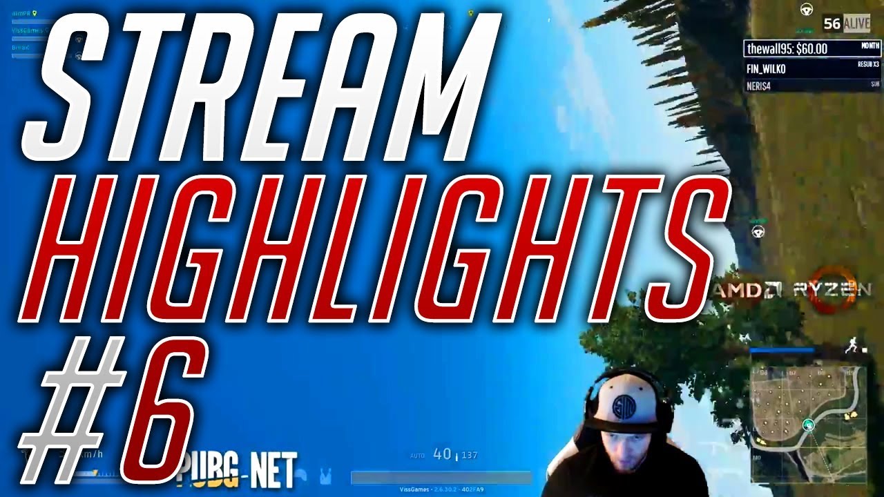 TSM Viss: STREAM HIGHLIGHTS #6 - PLAYERUNKNOWN'S BATTLEGROUNDS - YouTube