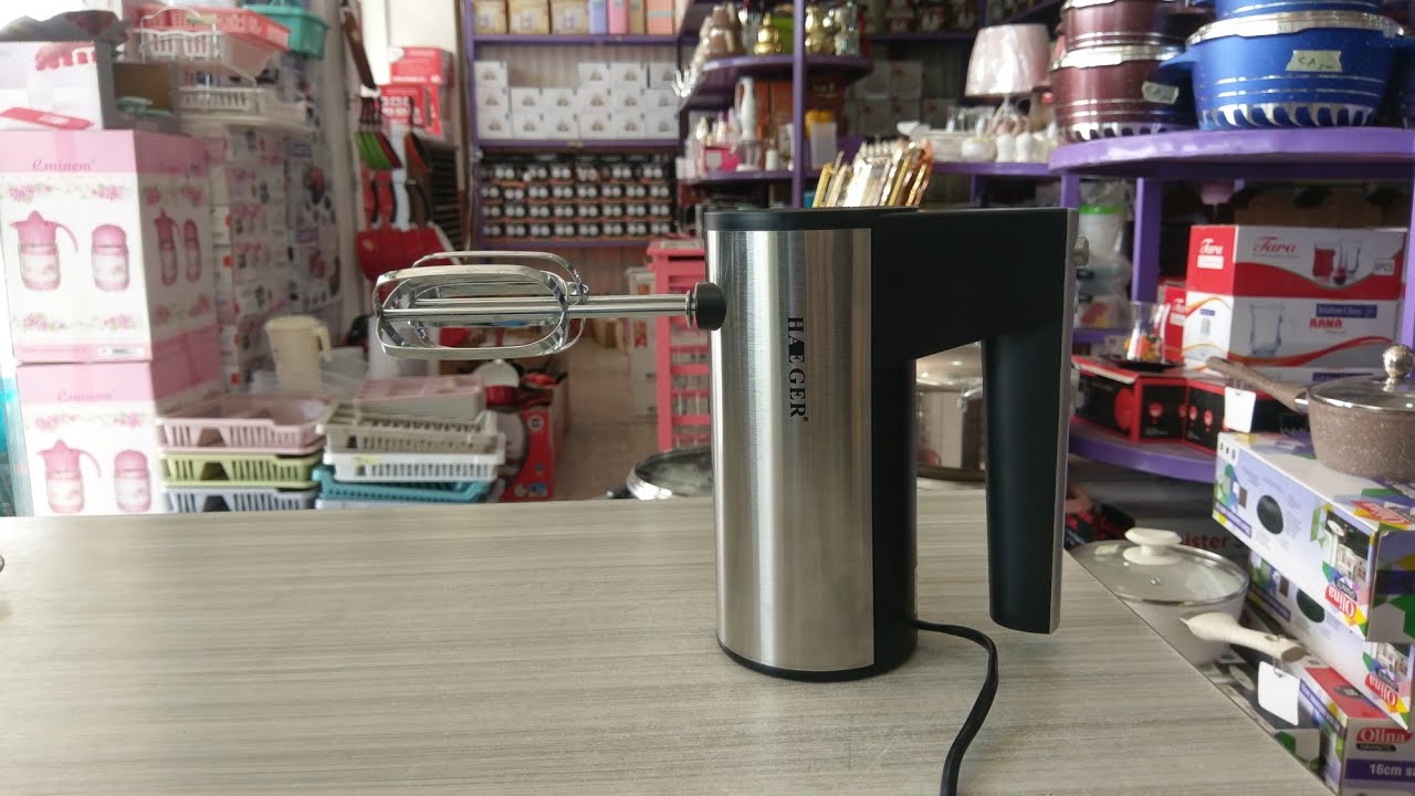 جهاز خلاط للكيك haeger hg6629 - YouTube