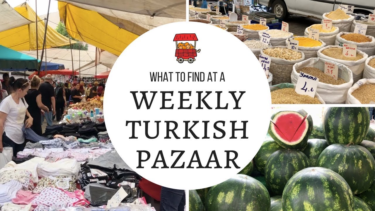 Weekly "Pazaar" (Bazaar-Market) | Day Vlog | Istanbul, Turkey - YouTube