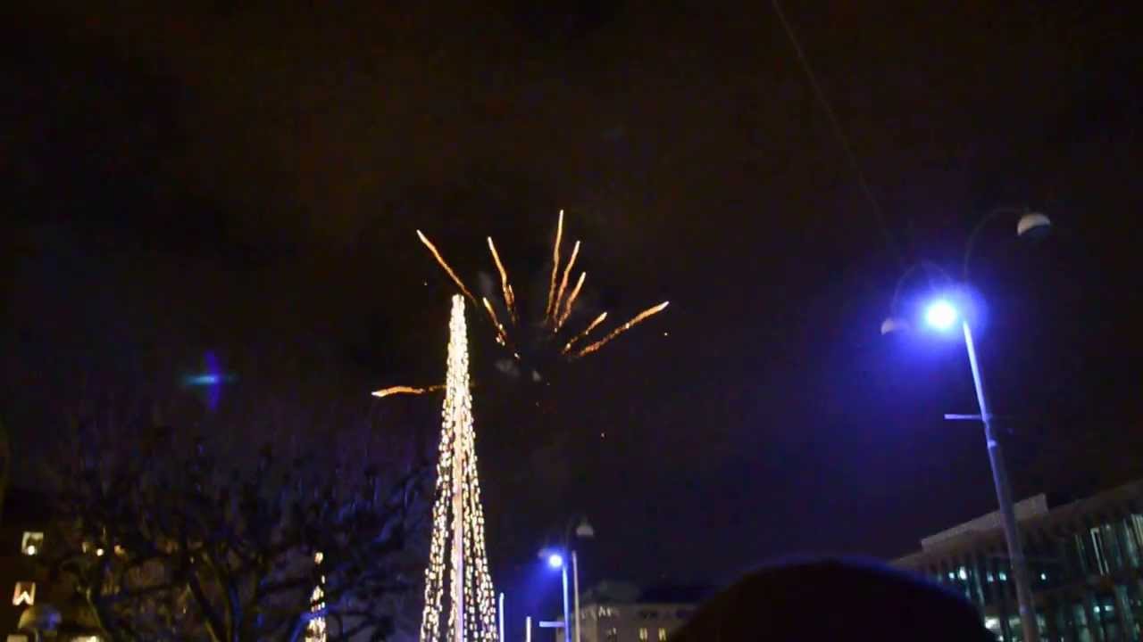 Happy New Year 2014 Countdown in Gothenburg, Sweden - YouTube