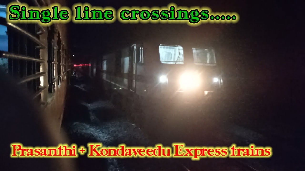Single line Crossings in Guntur - Guntakal railway line |Prashanthi ...