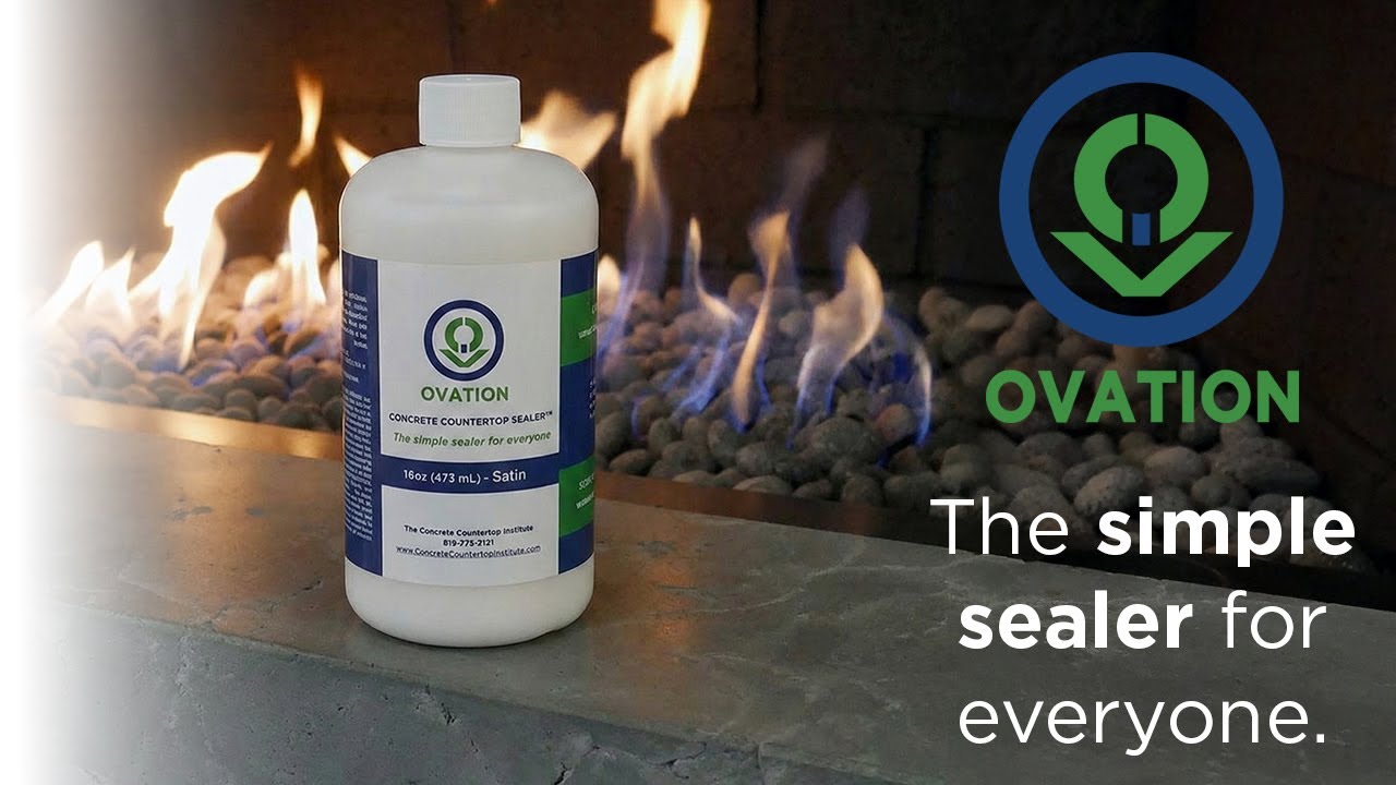 Ovation DIY Concrete Countertop Sealer: Food safe, easy, effective ...