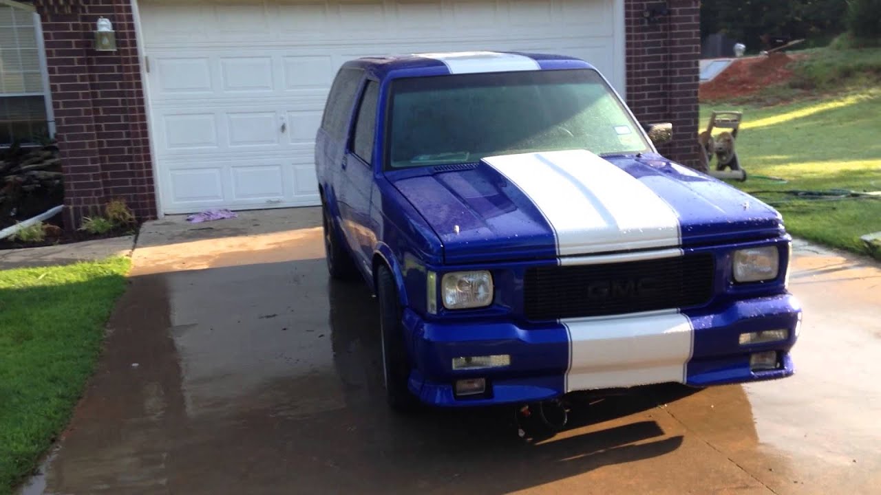 A beautiful day today the Tyclone LT1 AWD Jimmy - YouTube