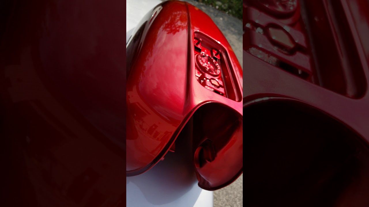 house of kolor kandy apple red bike - YouTube