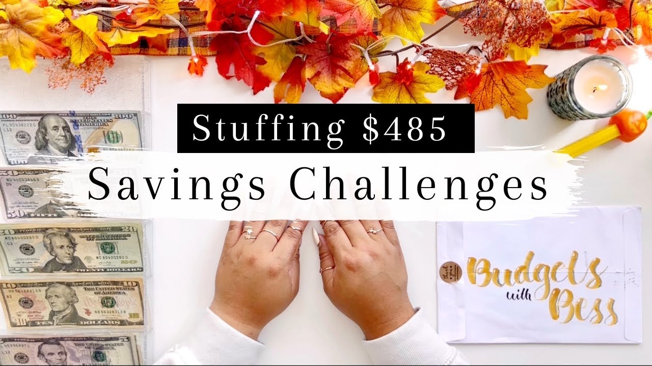$480 Cash Stuffing | Savings Challenge Stuffing - YouTube