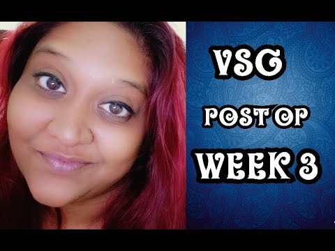 VSG- Week 3 Post OP- Weigh In and everything else... - YouTube