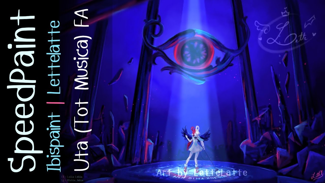 SpeedPaint| Ibispaint : ウタUta/Ado(Tot musica)FA [ LetteLatte ] - YouTube
