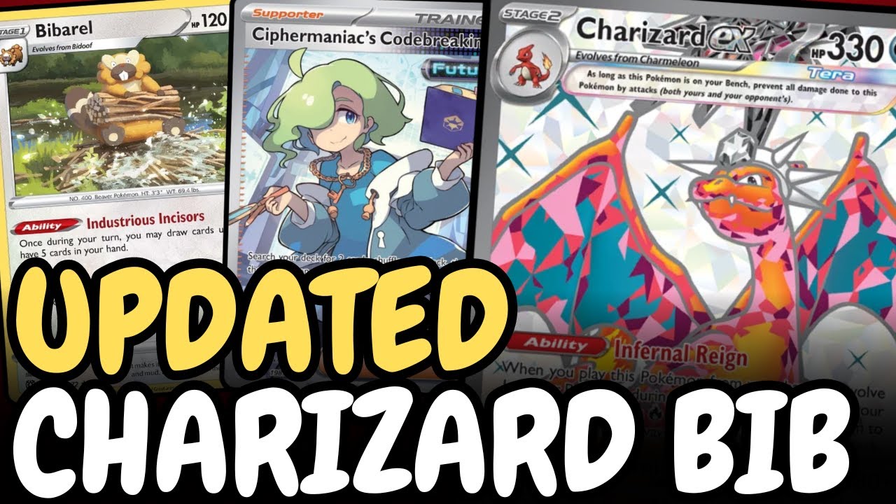 Charizard ex Bibarel Might Win EUIC | Pokemon TCG Post Rotation ...
