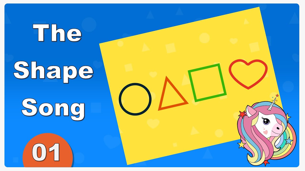 Lets learn the Shapes | shapes rhymes | PART 1 | Marshmallow Kids - YouTube