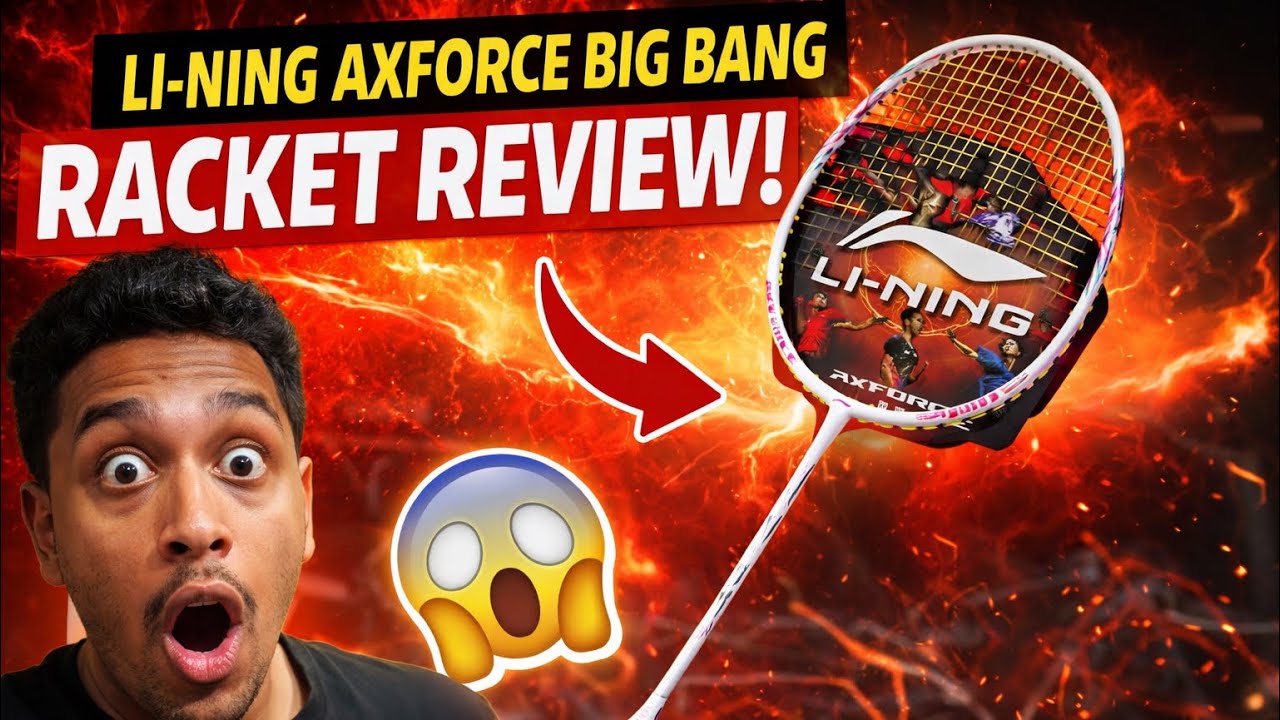 Linging Axforce big bang Review 😱 || ye racket 10k rackets se bhi ...