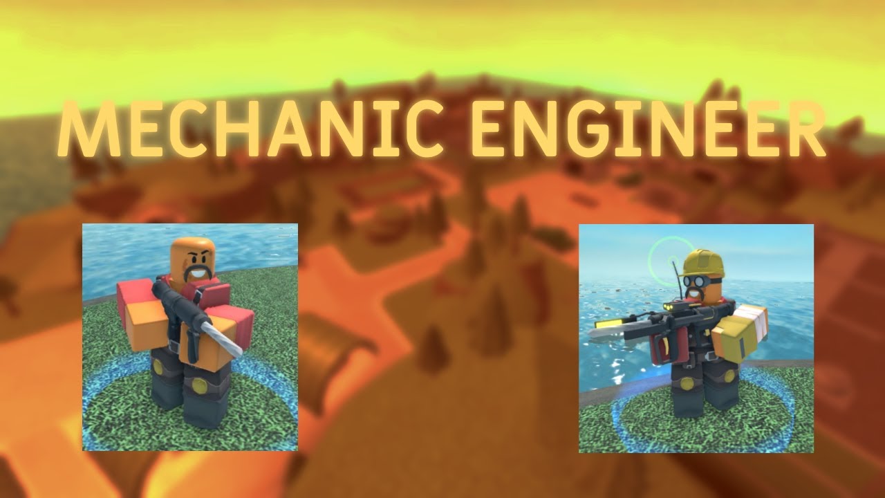 Mechanic Engineer Skin Showcase | Tower Defense Simulator - YouTube