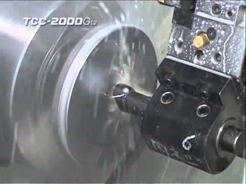 Takisawa TCC 2000G Turning - YouTube