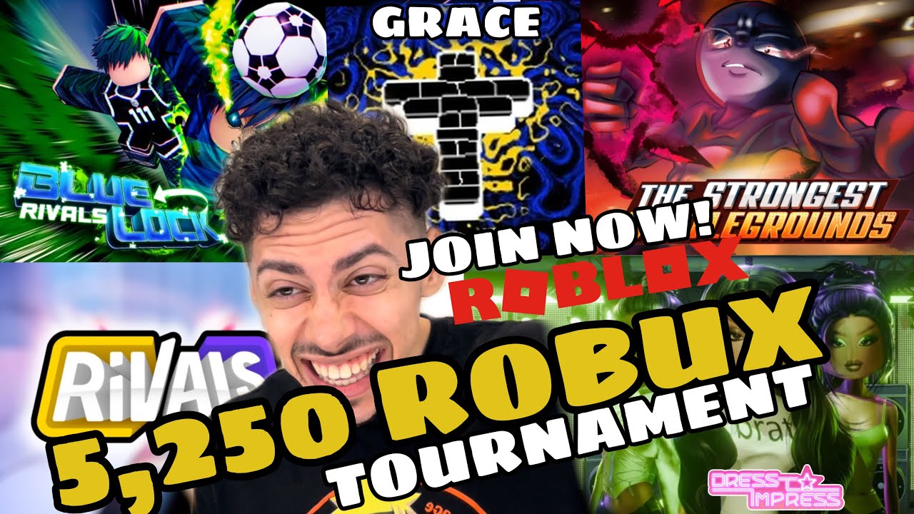 😱 You're Invited! 🎆 5,250 ROBUX VARIETY TOURNAMENT! (12/24/24 at 1:30PM ...