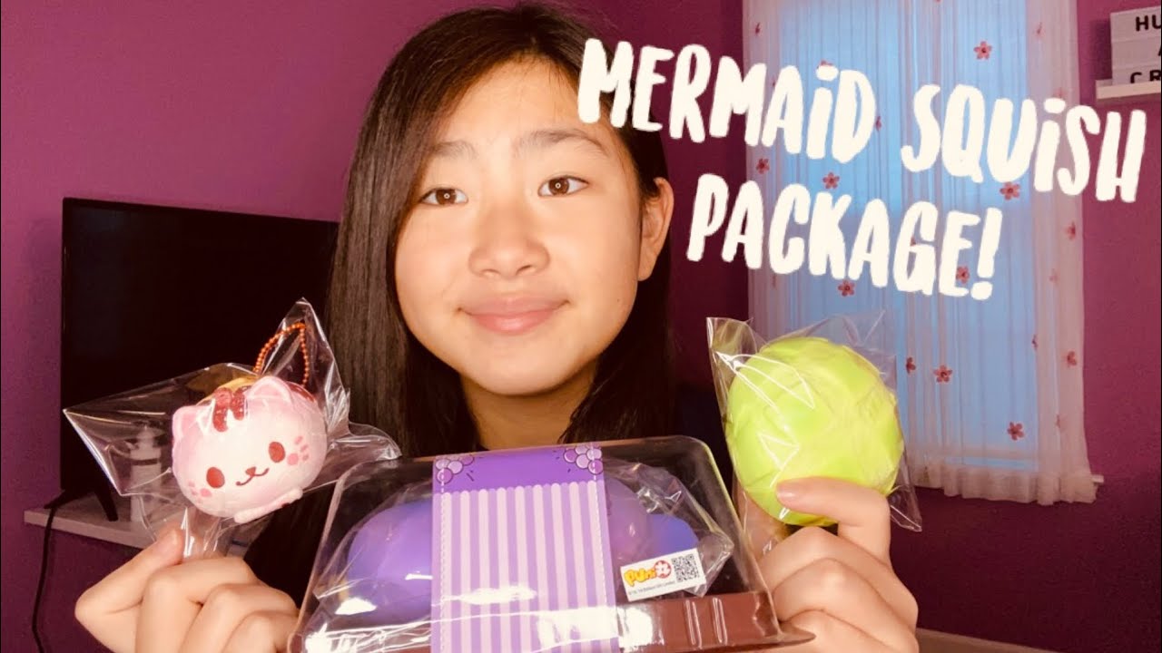 Mermaid Squish Squishy Package! - YouTube