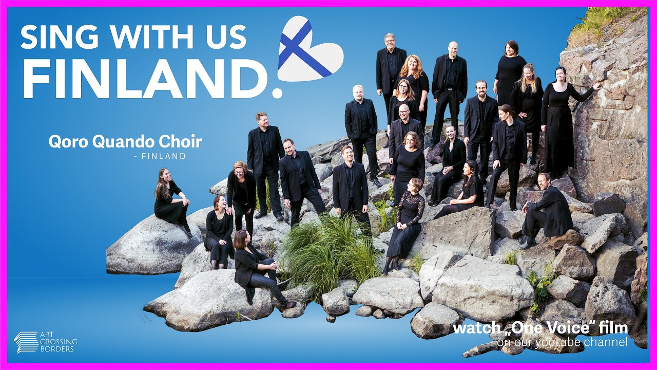 QUORO QUANDO CHOIR FROM FINLAND SINGS WITH UKRAINE - YouTube