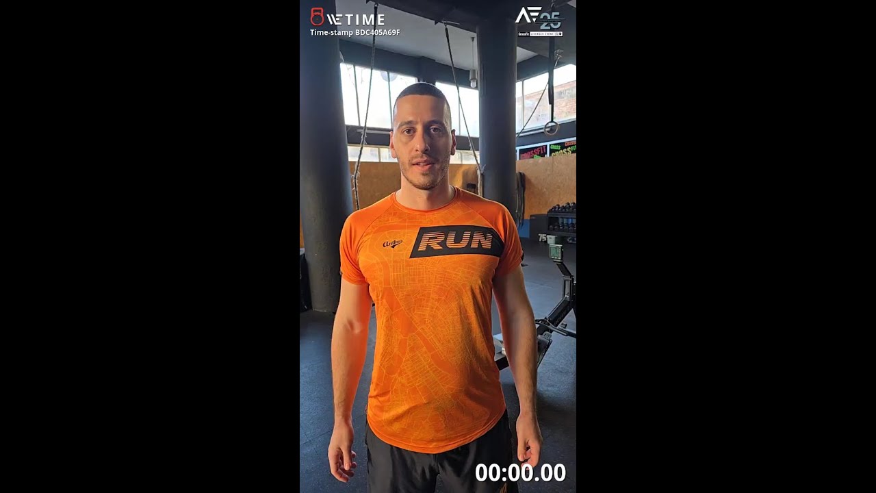 Kousaris Konstantinos Athens Throwdown 2025 wod 25.1 Scaled Men - YouTube
