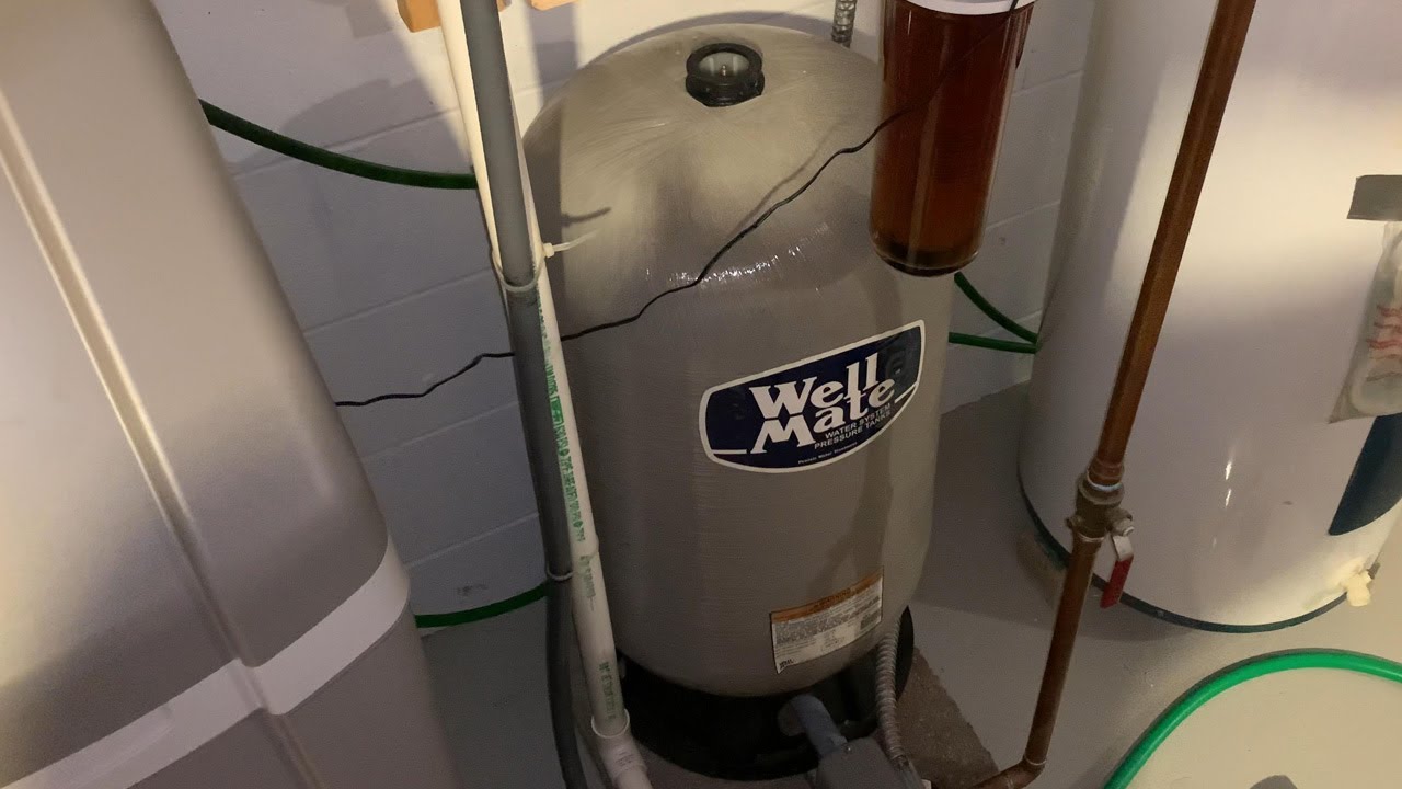 Well Mate WM-6 Pressure Tank Installation & Intermittent Well Pump ...