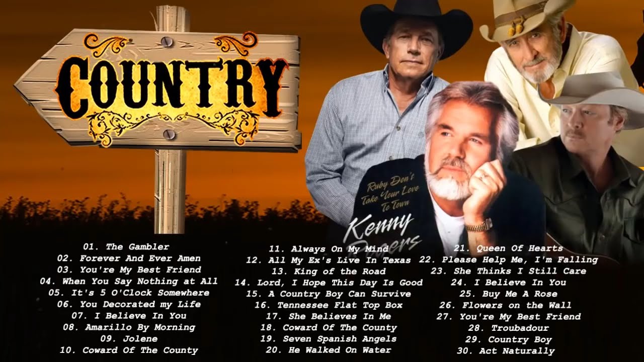 Top 100 Golden Country Classic Of 1980s - Best 80s Country Music ...