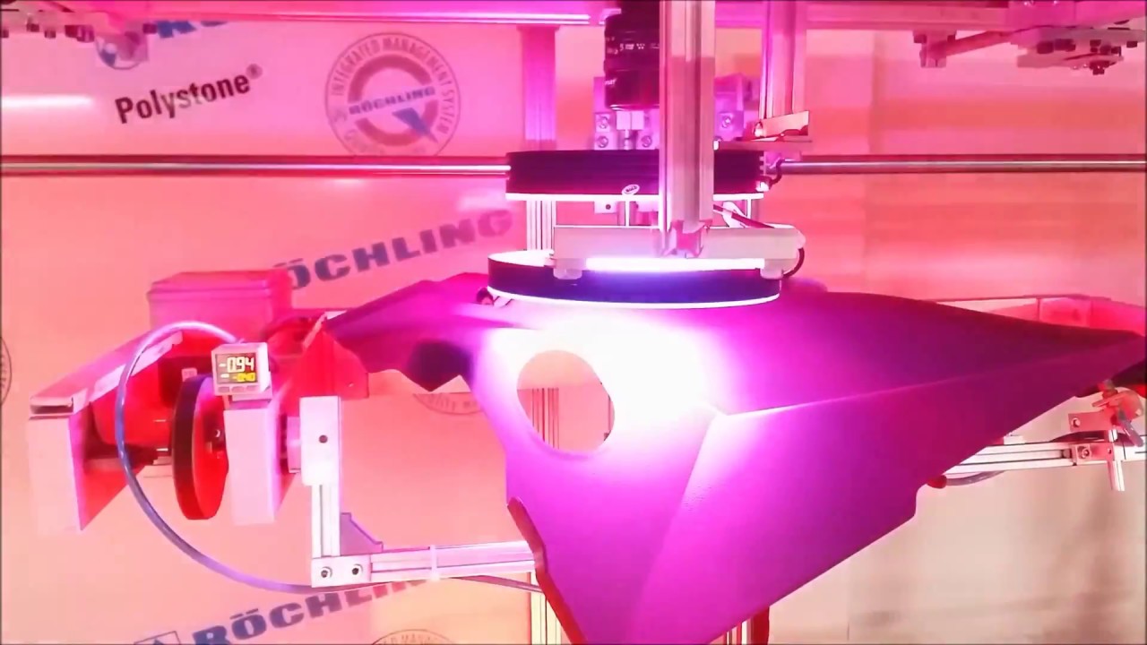 Vision Inspection machine for plastic injection moulded part 1 - YouTube