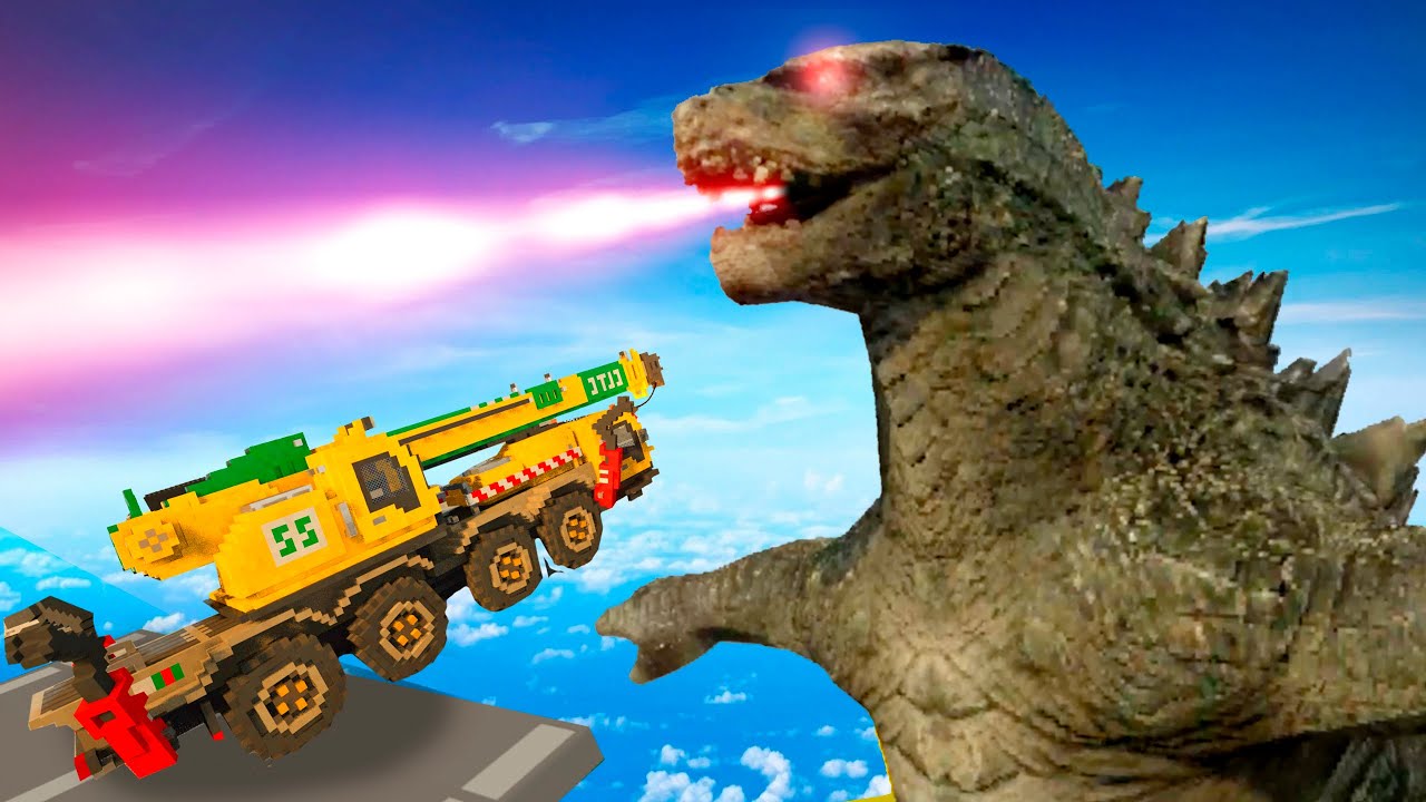 Cars VS Godzilla - Teardown - YouTube