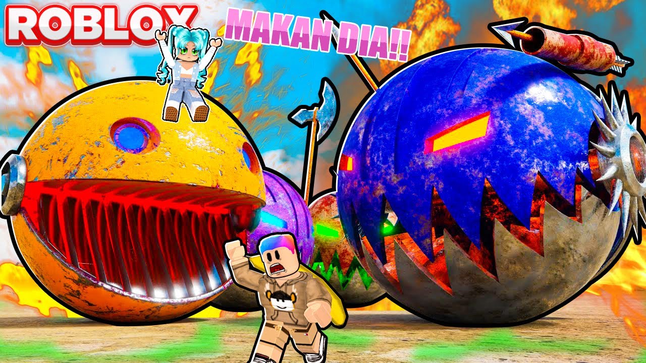 ROBOT PACKMAN RAKSAKSA MENGMAKAN SEMUA KOTA DI ROBLOX!!! - YouTube