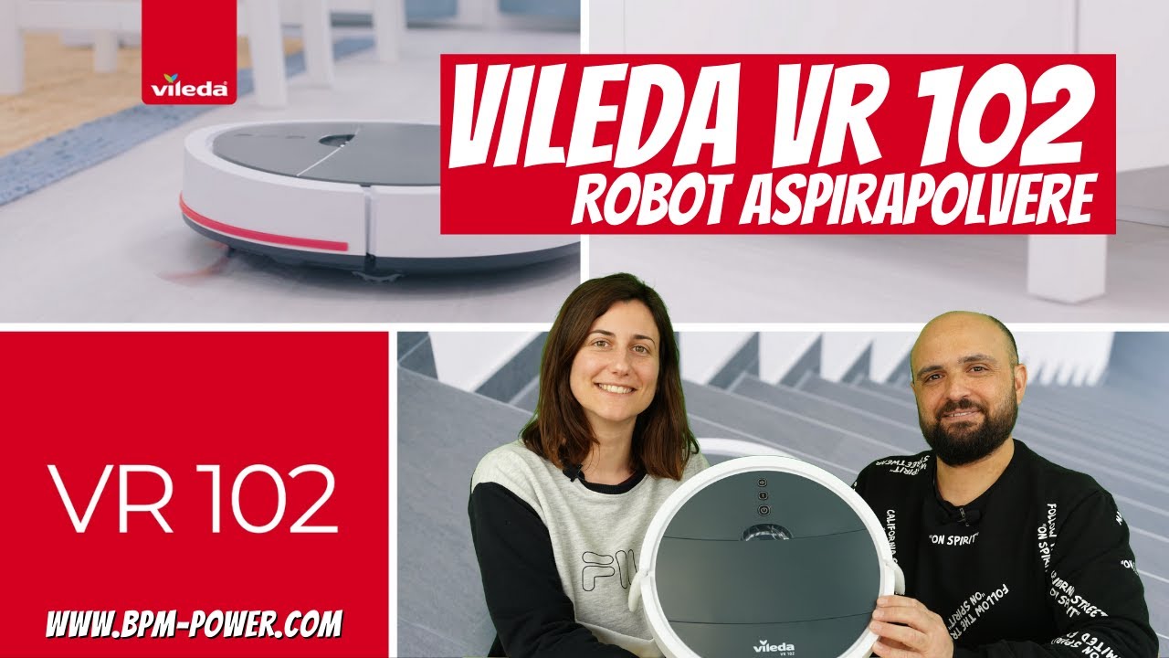 Robot aspirapolvere Vileda VR 102, la pulizia dei pavimenti resa più ...