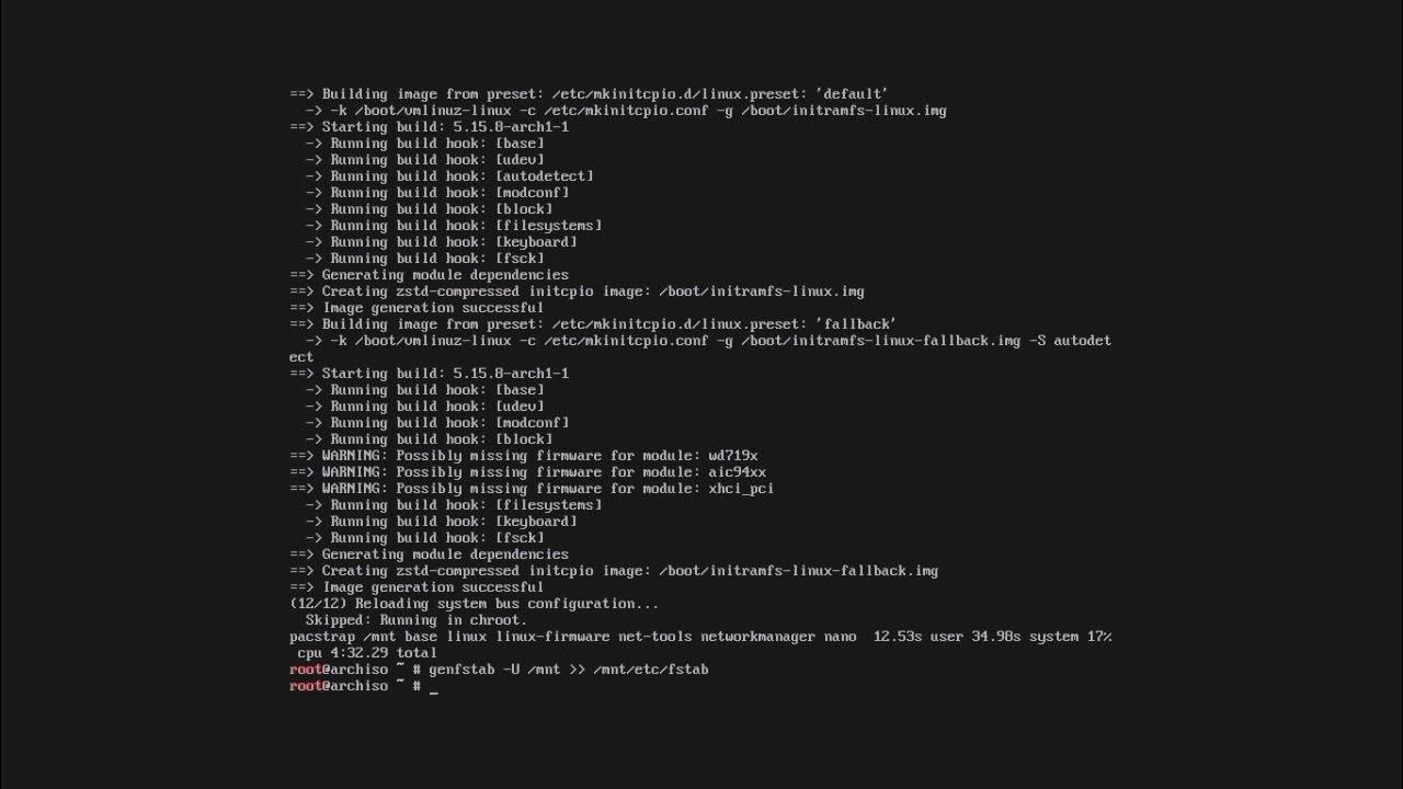 Install Arch linux + Gnome Desktop Environment - YouTube
