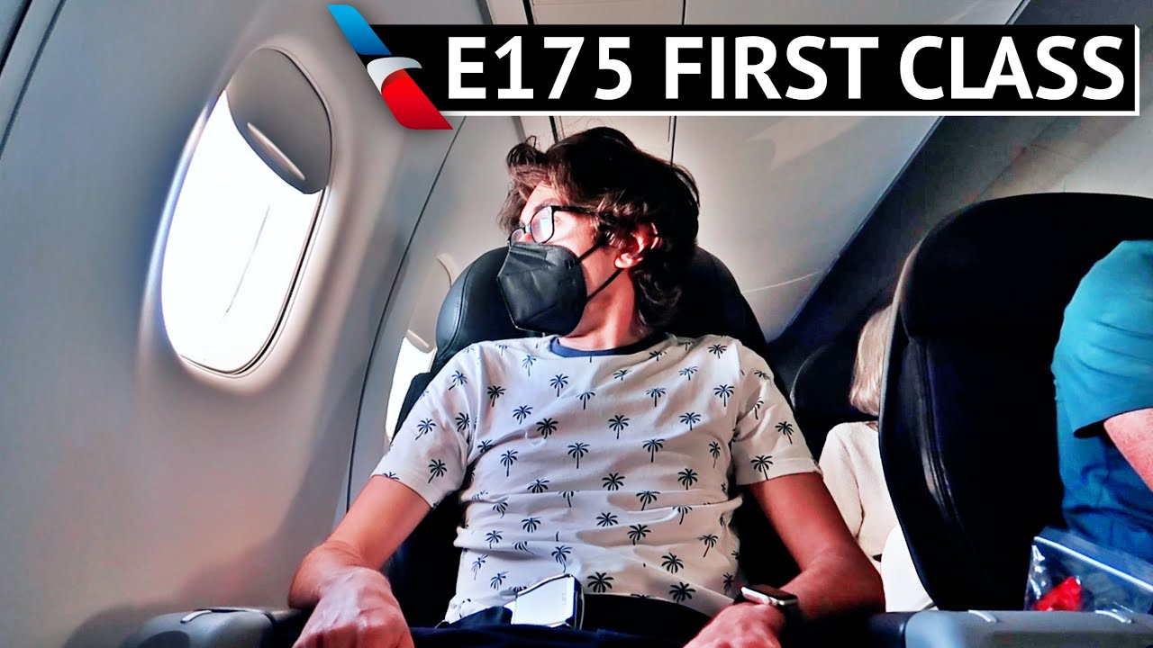 American Eagle E175 First Class - Charleston to Miami - YouTube