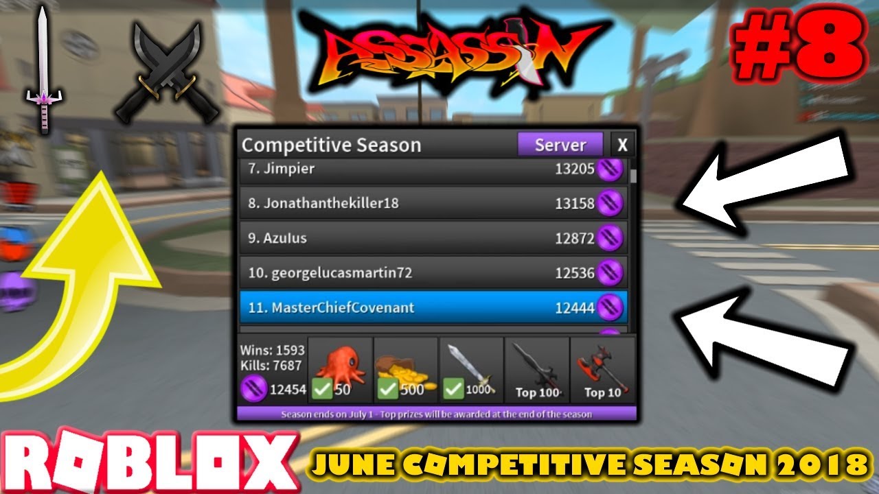 ROBLOX | ASSASSIN: JUNE COMPETITIVE SEASON #8 (CHAMPION BLADE WITH DUAL ...