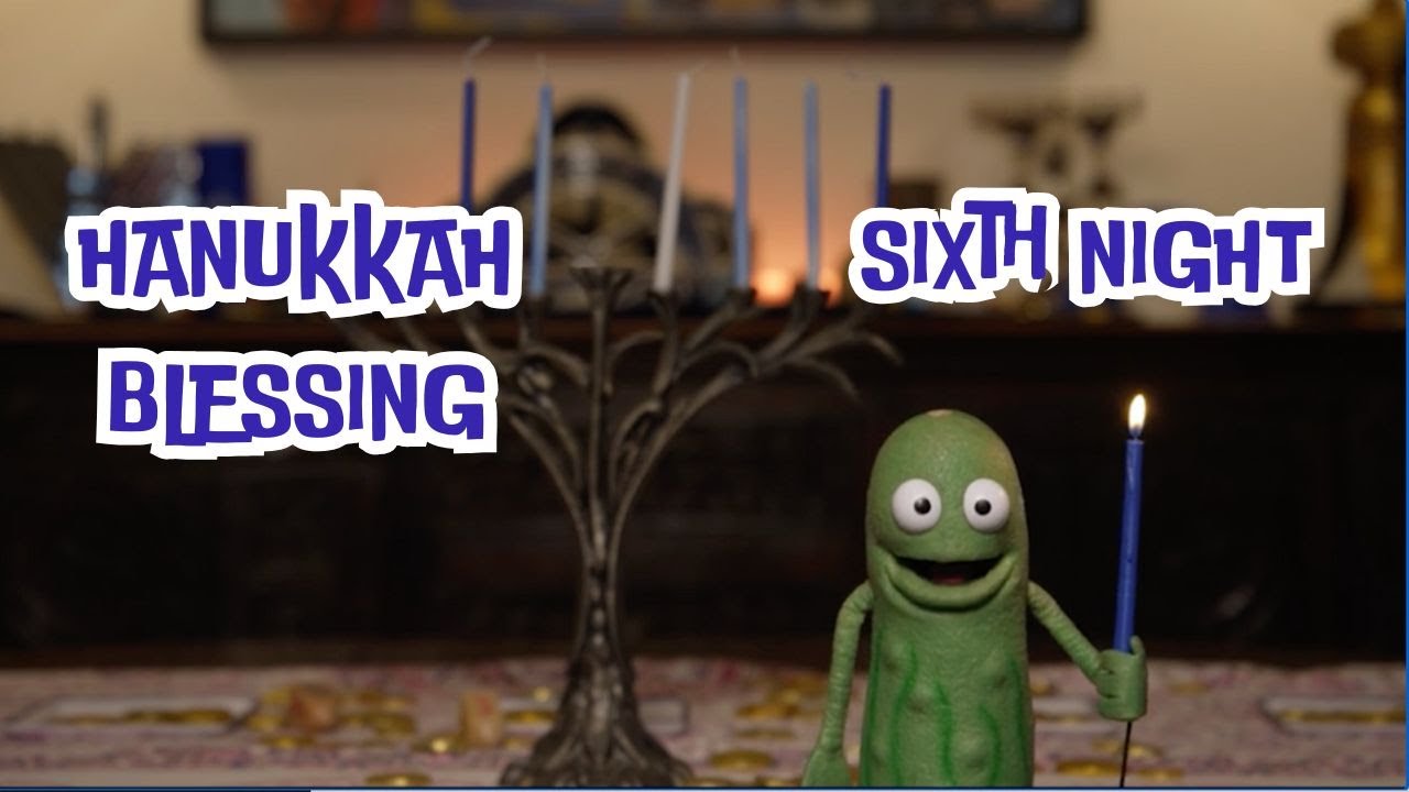 Sixth Night of Hanukkah Prayer Monty 🥒 Jewish Pickle Puppet Sings ...