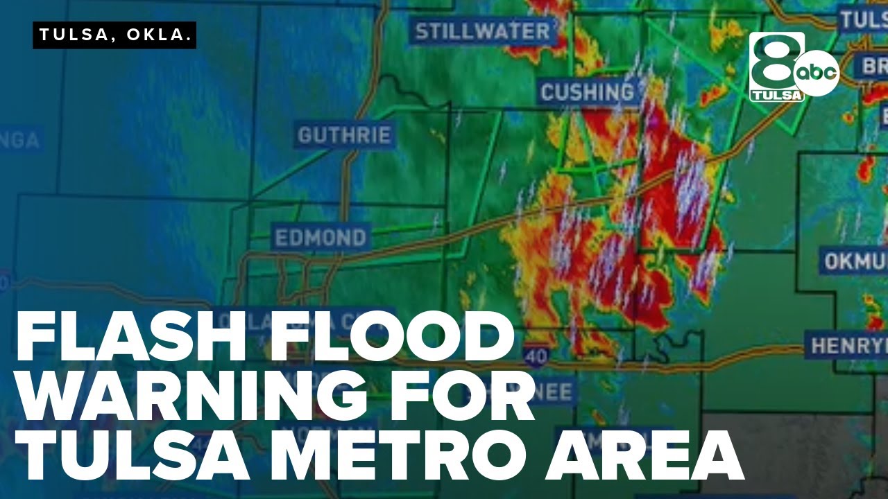 KTUL First Warning Radar: Flash flood warning for Tulsa metro area ...