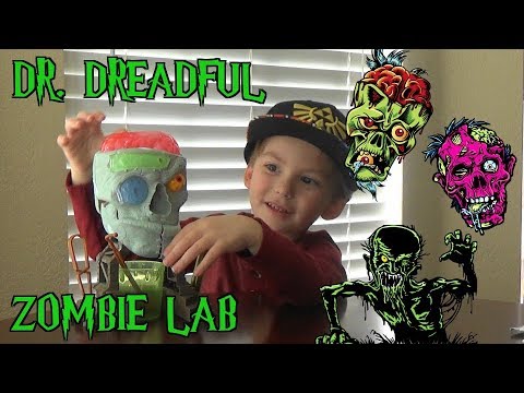 Doctor Dreadful Zombies ZOMBIE LAB Candy and Drink Maker TOY REVIEW ...