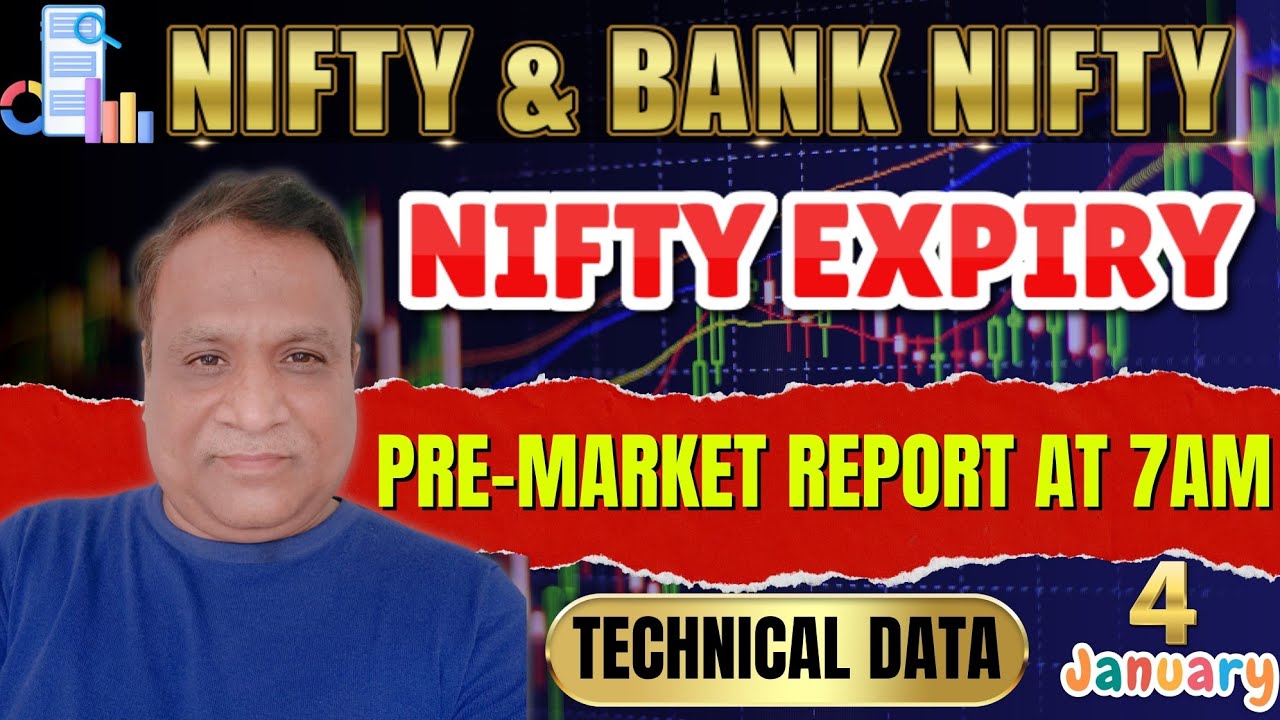 Nifty, Bank Nifty Technical / Data, Pre- Market Update at 7.30 am, 4 ...