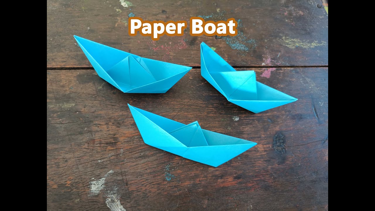 How to Make a Paper Boat||Origami Paper Craft - YouTube