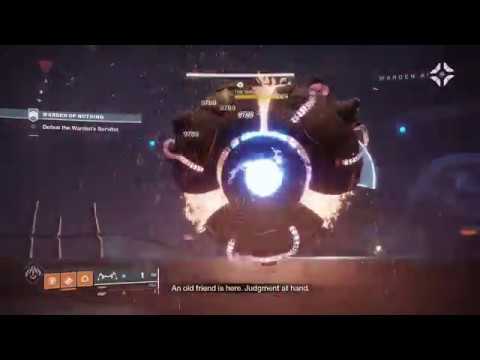 Destiny 2 Forsaken Weird Warden Servitor Death - YouTube