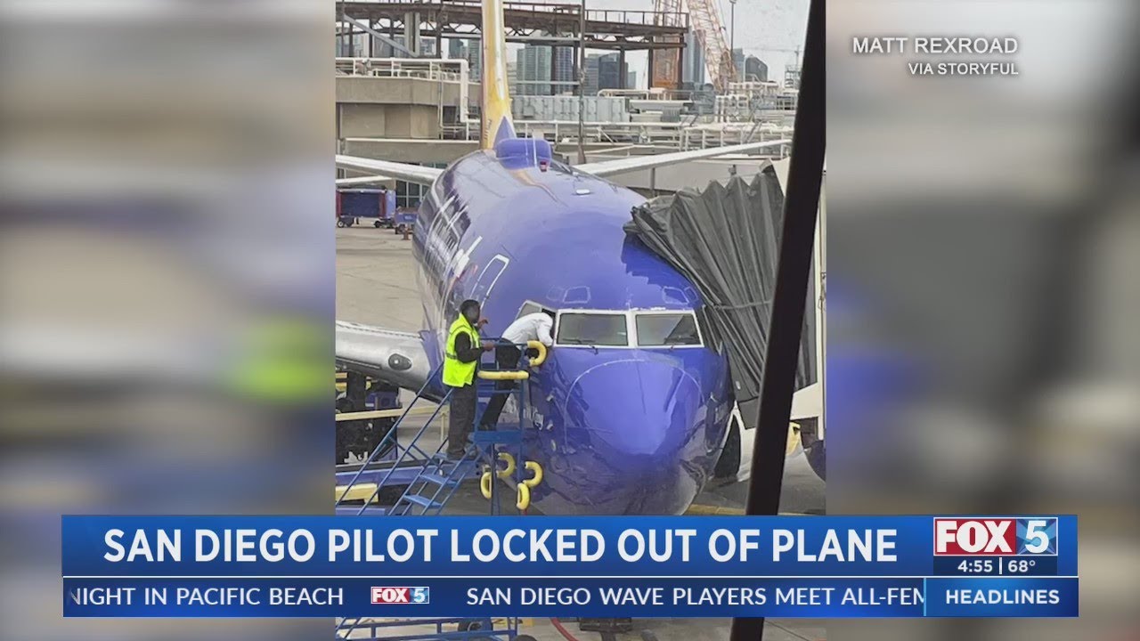 Pilot Climbs Through Cockpit Window - YouTube