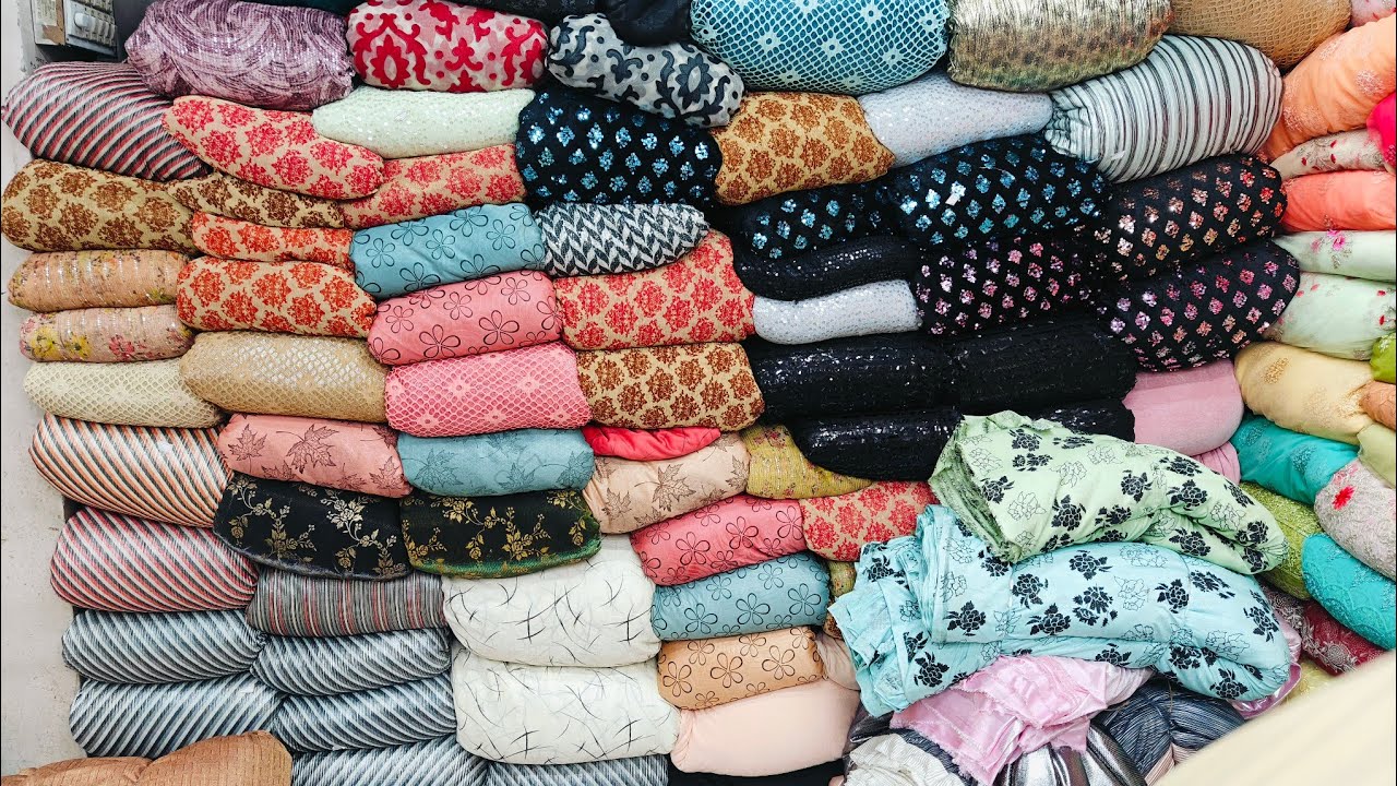 CHAINA imparted FABRIC IN SURAT WHOLSALE MARKET #manufacturing # ...