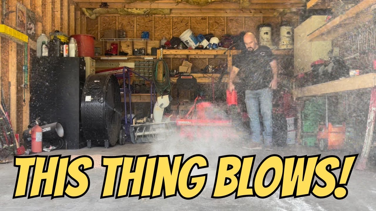 Bauer 20V Jet Fan blower tool review and testing! - YouTube