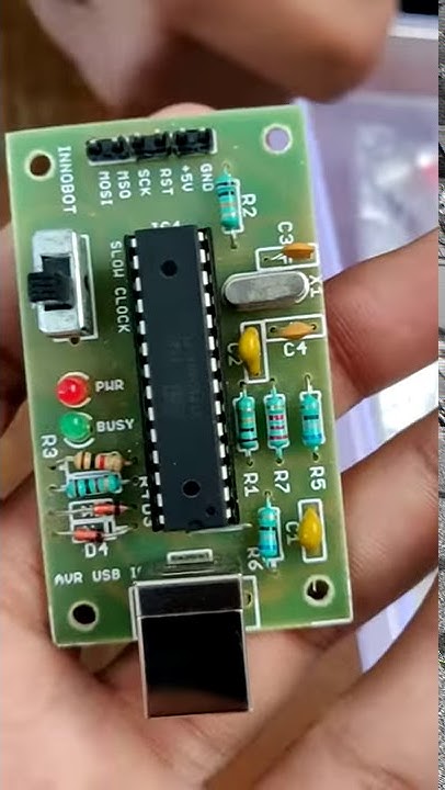 Atmel 8051 AVR Programmer ASP ISP kit - YouTube