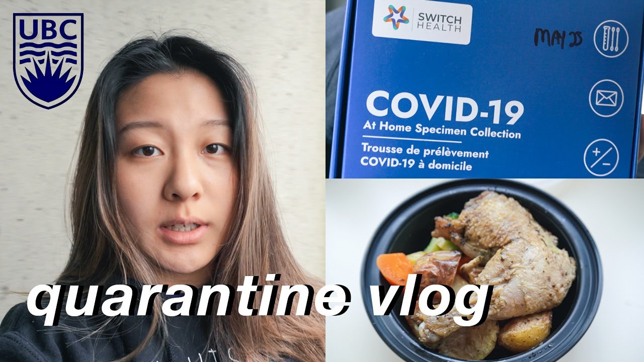 UBC QUARANTINE VLOG | walter gage, at-home covid test - YouTube