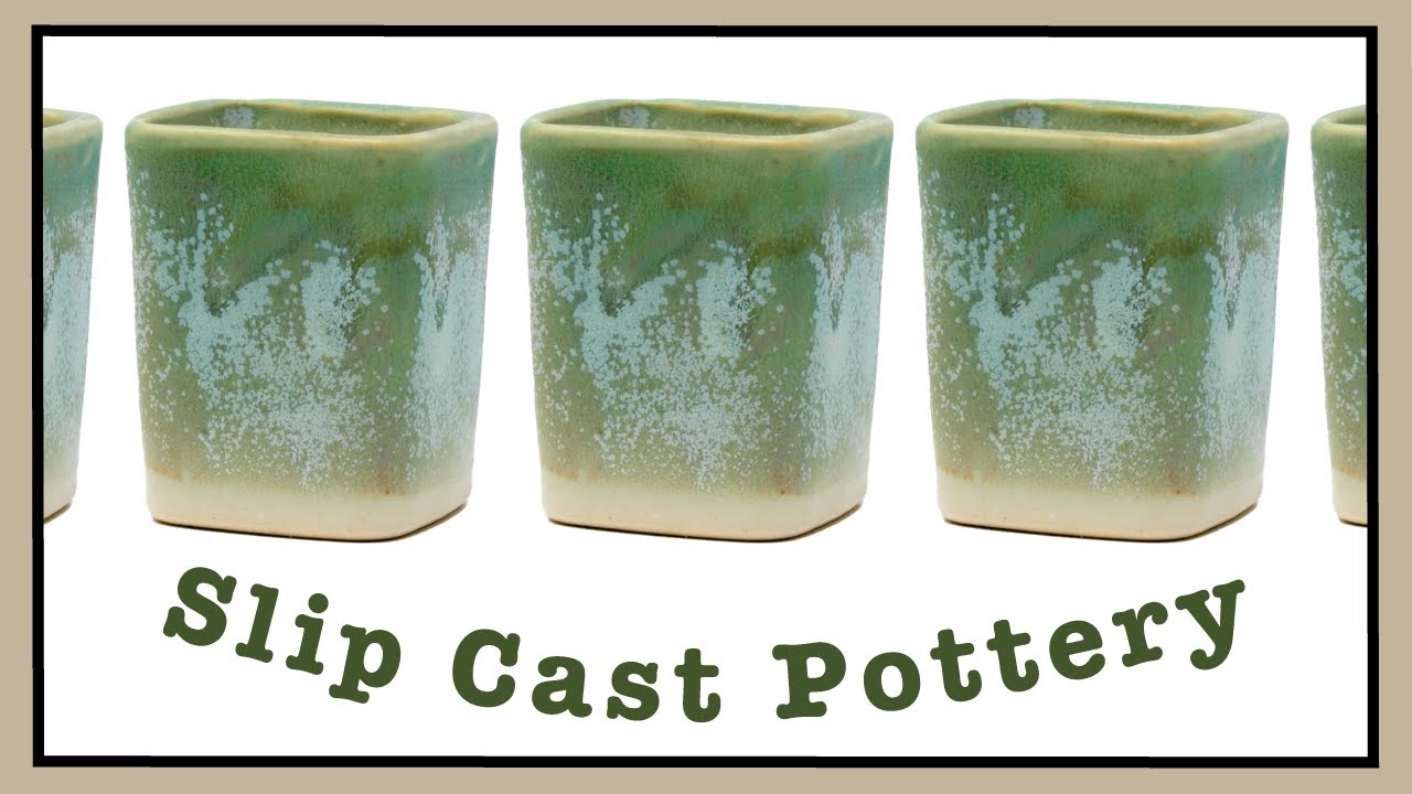 Slip Cast Pottery - YouTube