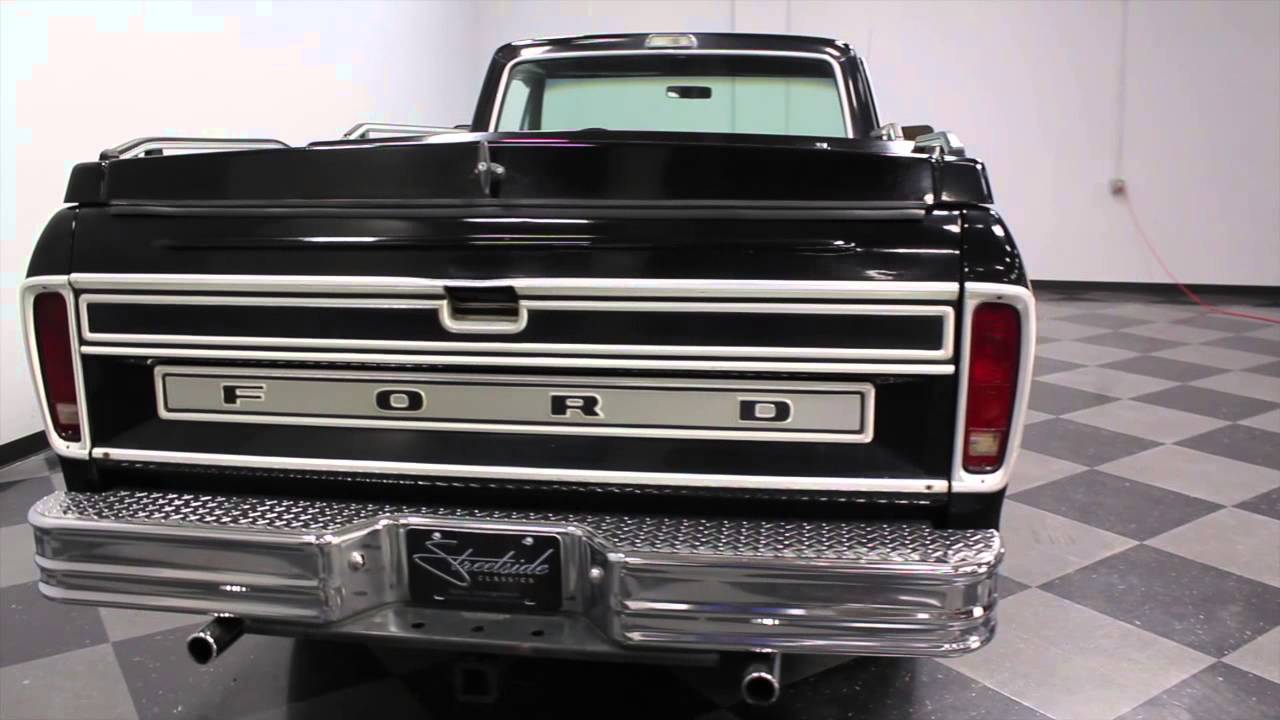 2355 CHA 1975 Ford F-100 Ranger XLT - YouTube