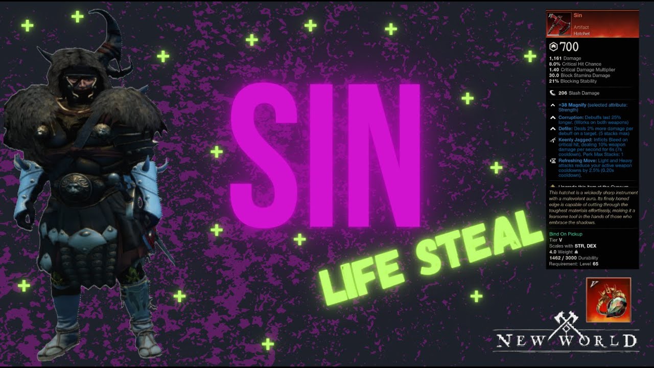 Hatchet Sin Life Steal Season 5 PvP - YouTube