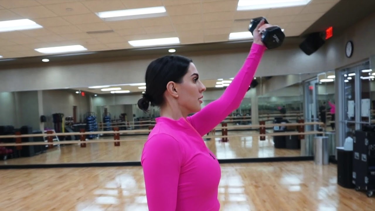 Underhand Db Front Raise - YouTube